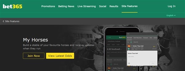 Bet365 My Horses | Track your favourite horses on your mobile app