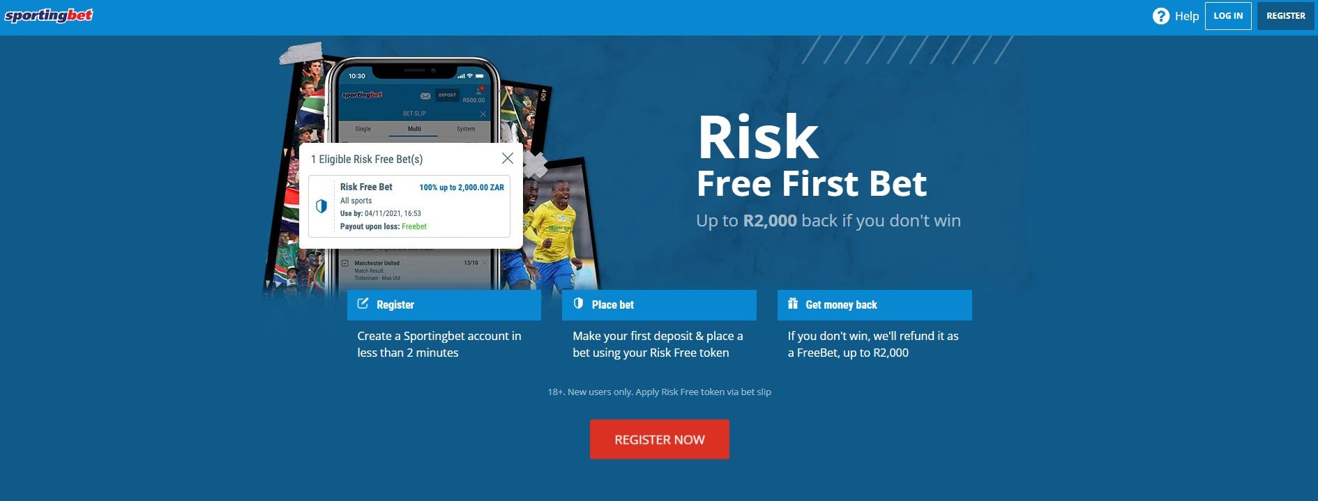 Sportingbet.co.za Bonus Code - Get a Risk Free First Bet bonus up to R2,000