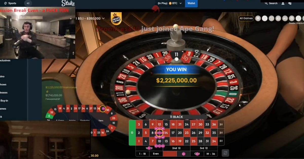 Online Roulette - Drake & Trainwreck in $2m online roulette win [Video]