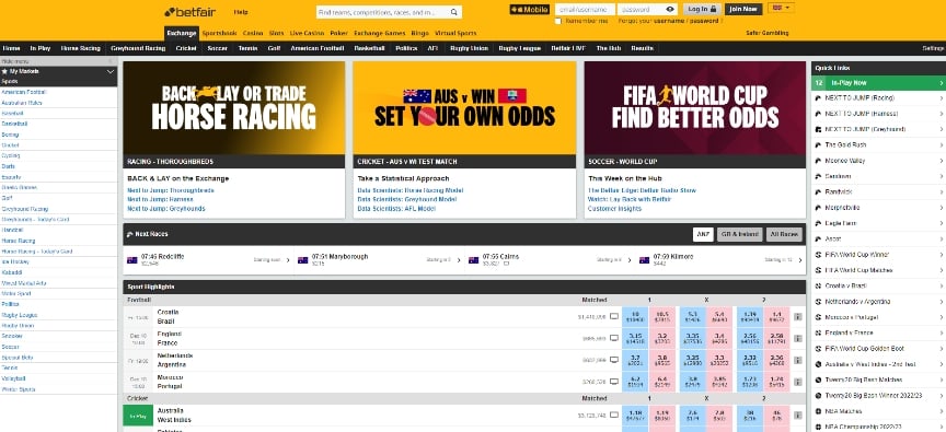 Betfair Australia: Find better odds at the Betting Exchange