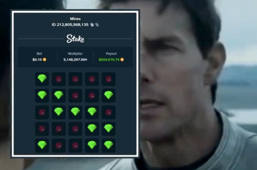$500K Win from $0.10 Bet as Stake Player Hits 5,148,297x Mines Multiplier