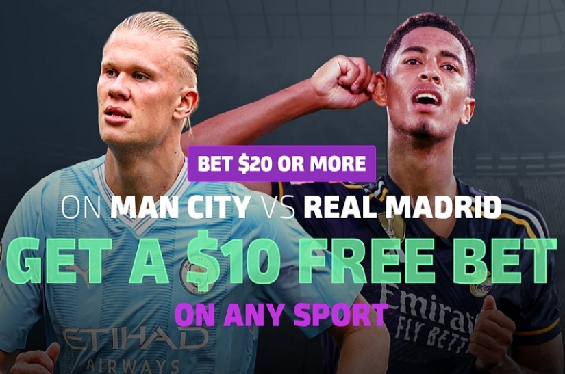 Man City Vs Real Madrid Bet 20 And Get A 10 Free Bet