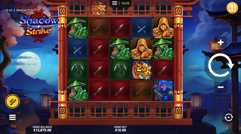 Gain de 209 000 $ Shadow Strike - La machine à sous Ninja traverse ...