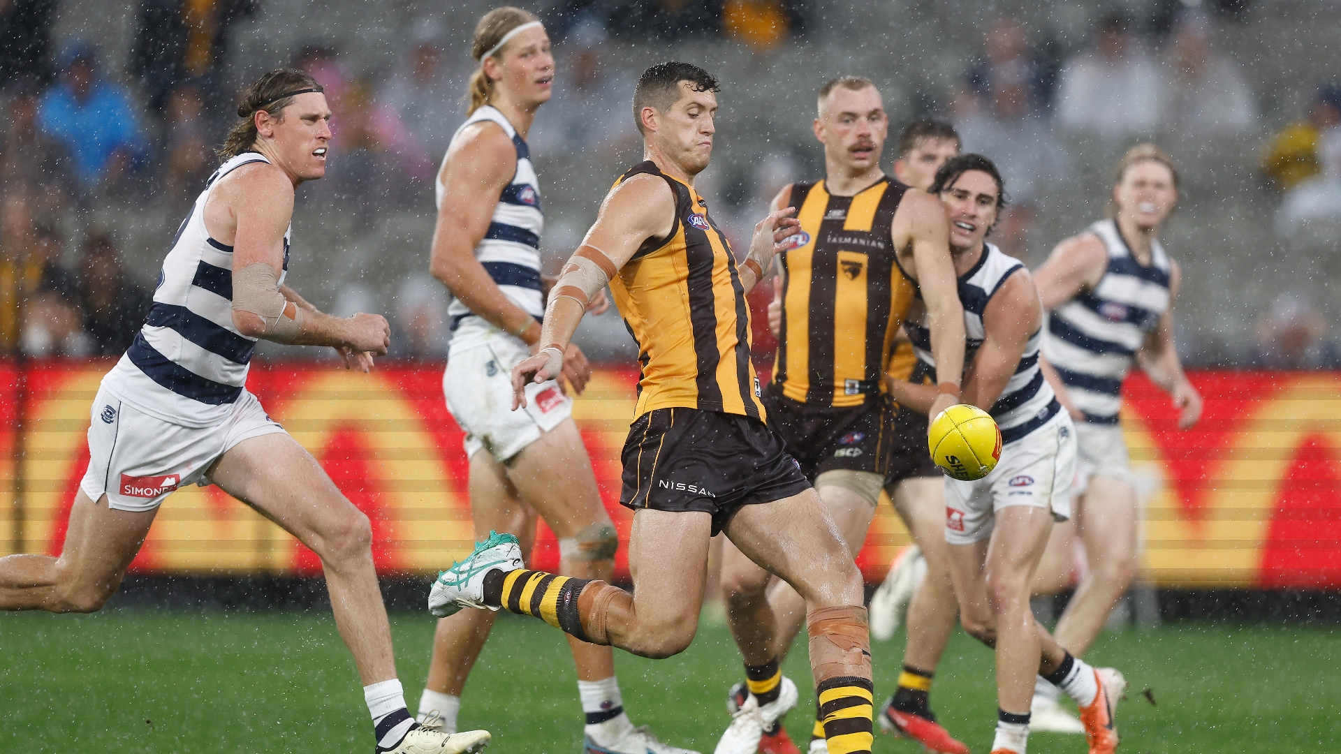 Geelong Cats Vs Hawthorn Tips Ball Usage Key In Game Predicted To Go