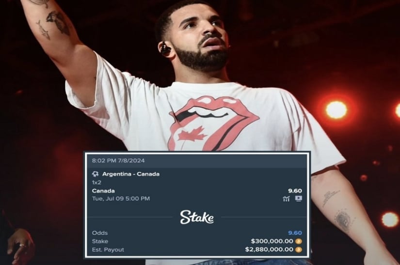 Patriotic punt costs rap star Drake $300k