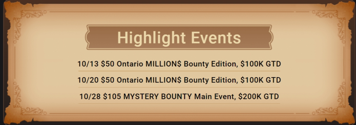 GGPoker Ontario: Don’t Miss The Bounty Hunters Series With CAD 1.5M GTD
