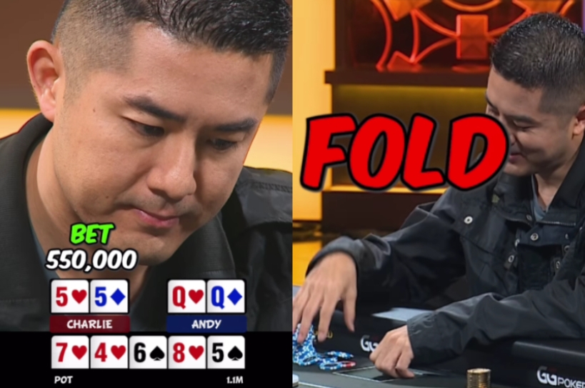 Charlie Carrel Made Andy Tsai Fold A Split Pot