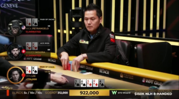 Tony Lin Survives A Bad Beat At Triton Poker Series Monte Carlo