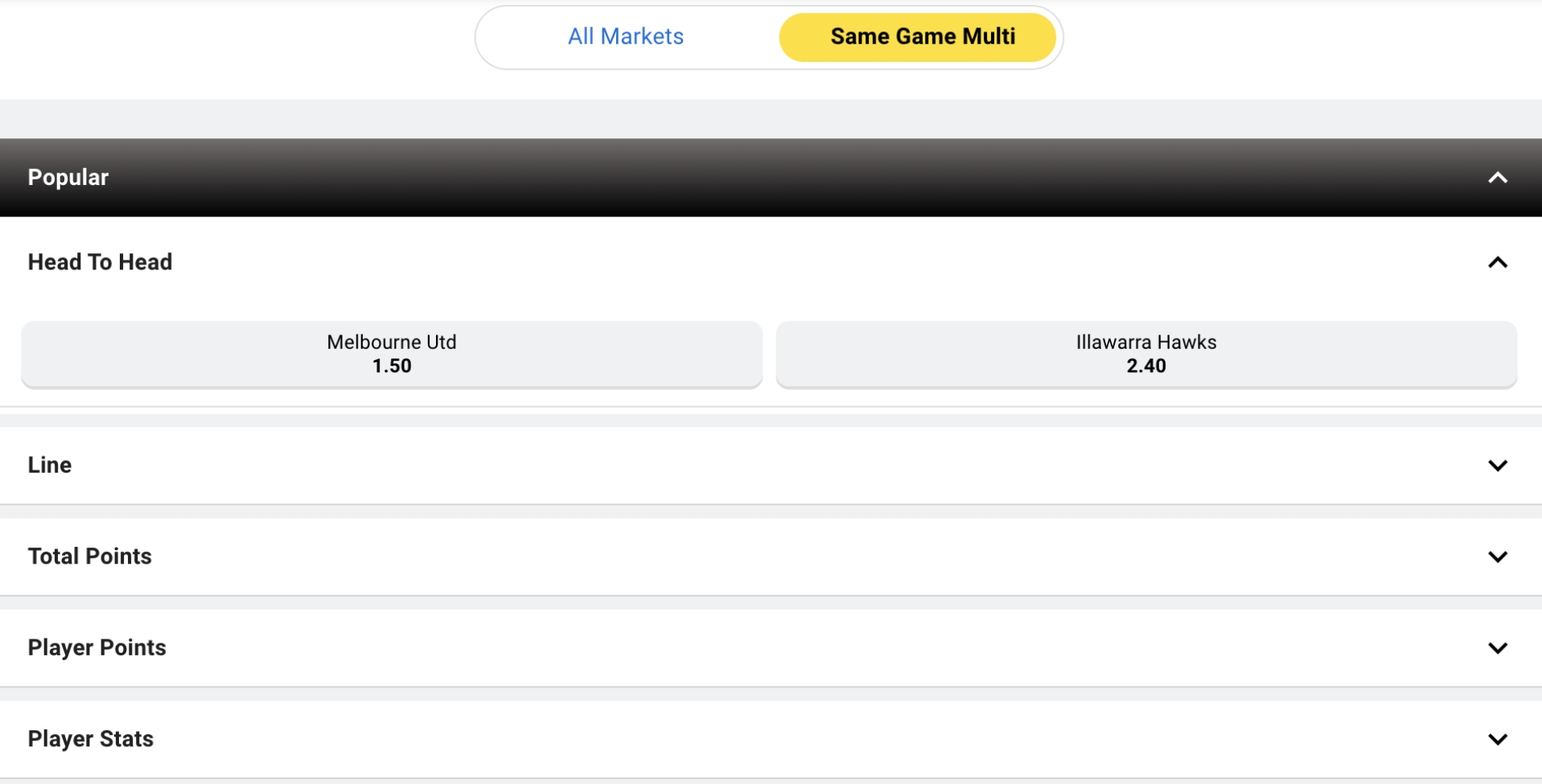 EliteBet Same Game Multi - How To Place A Same Game Multi at EliteBet