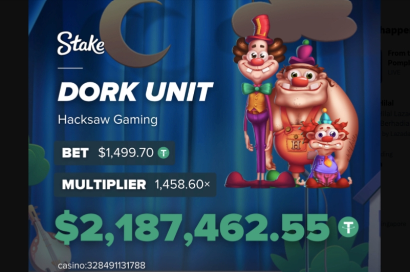 Crazy $2.2M ໄຊຊະນະໃຫຍ່ໃນເກມສະລັອດຕິງ Dork Unit ຂອງ Hacksaw Gaming