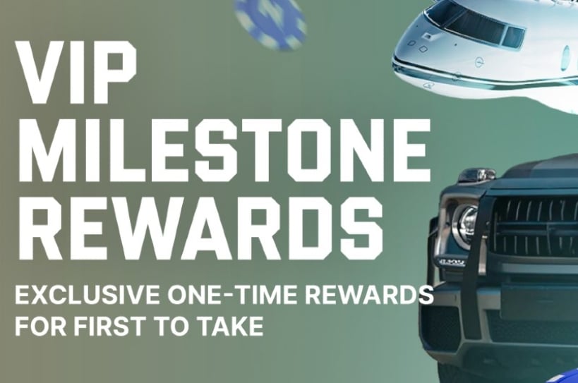Razed VIP Milestone Rewards: Luxury Prizes for the First to Reach VIP Tiers