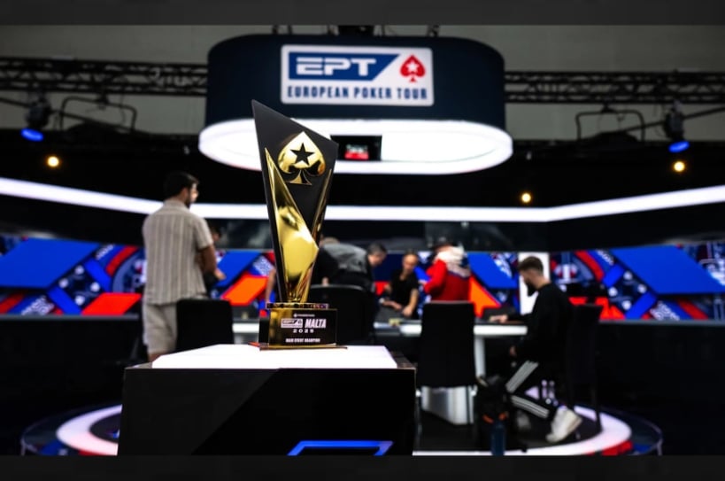 Intensa acción de póker en el EPT Malta 2025