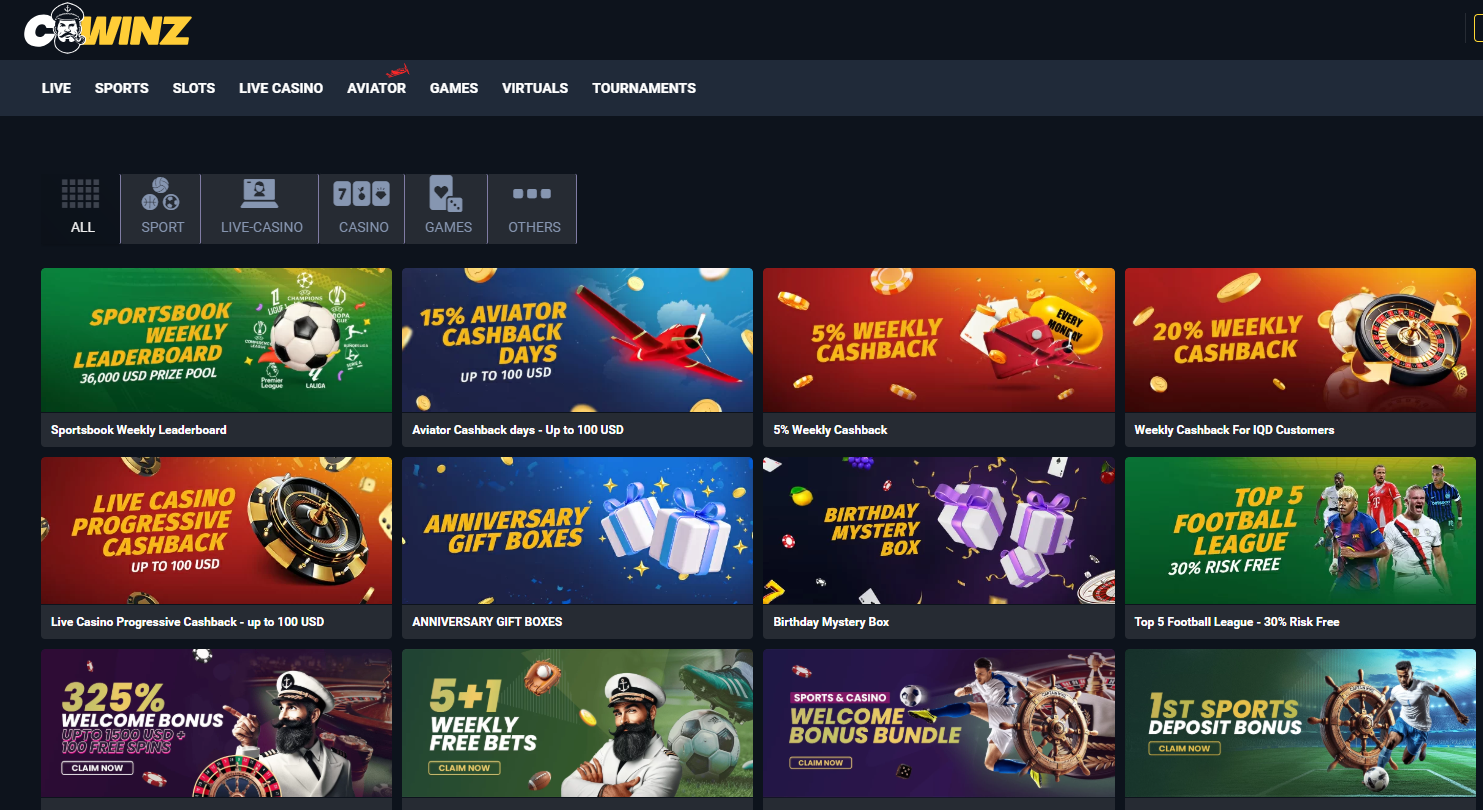 Cwinz Review 2026 - Leading sportsbook & casino in Asia