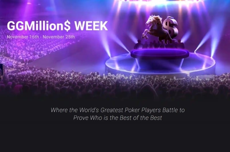 GGMillions Week at GGPoker runs November 16-25, 2025