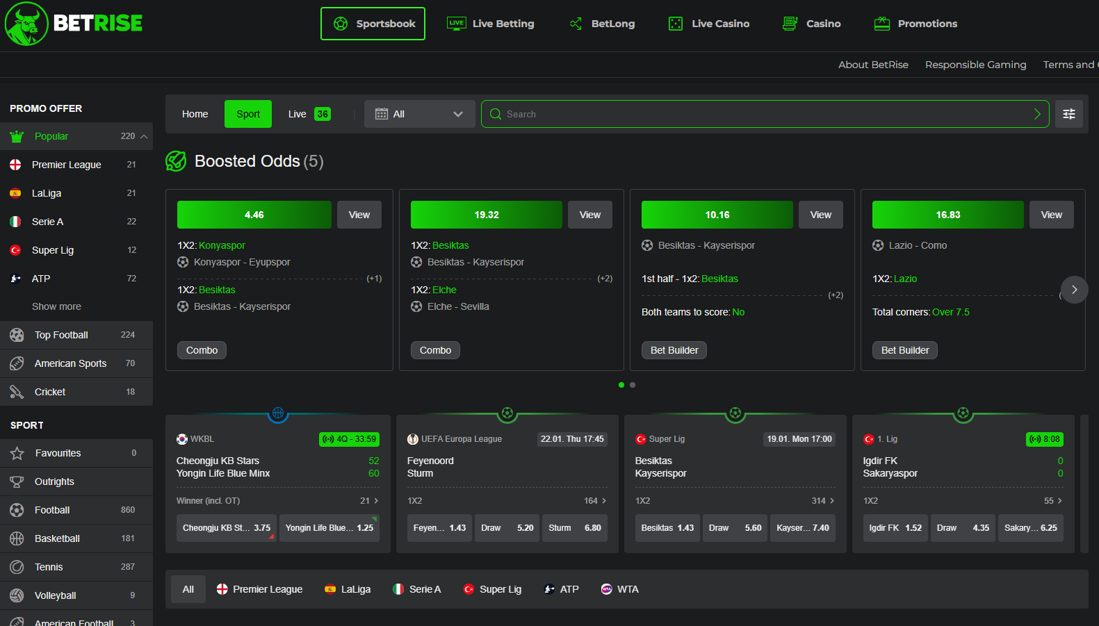 Betrise Review 2026 - Newly launched sportsbook & casino