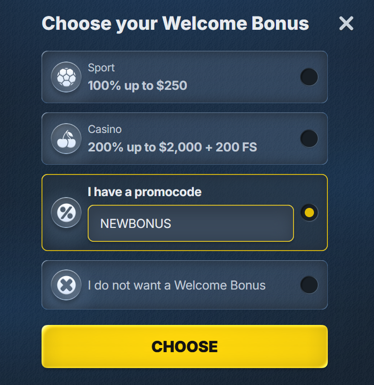 BetRepublic Promo Code NEWBONUS - 100% up to $250