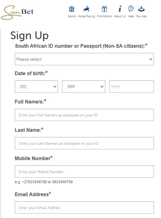 SunBet Promo Code | Get a R1000 free bet with NEWBONUS code