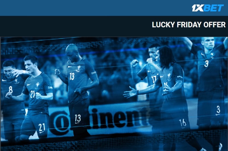 1xBet Lucky Friday Bonus - How to get 100€ each week