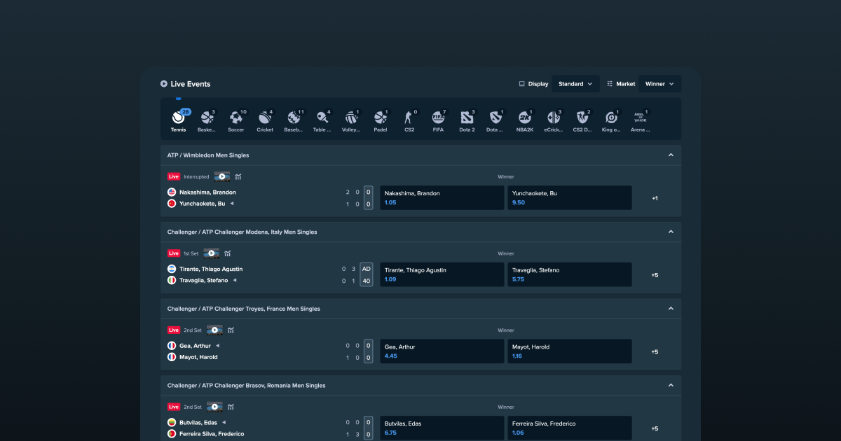 Stake.com Live Streams - Watch live streaming sport today